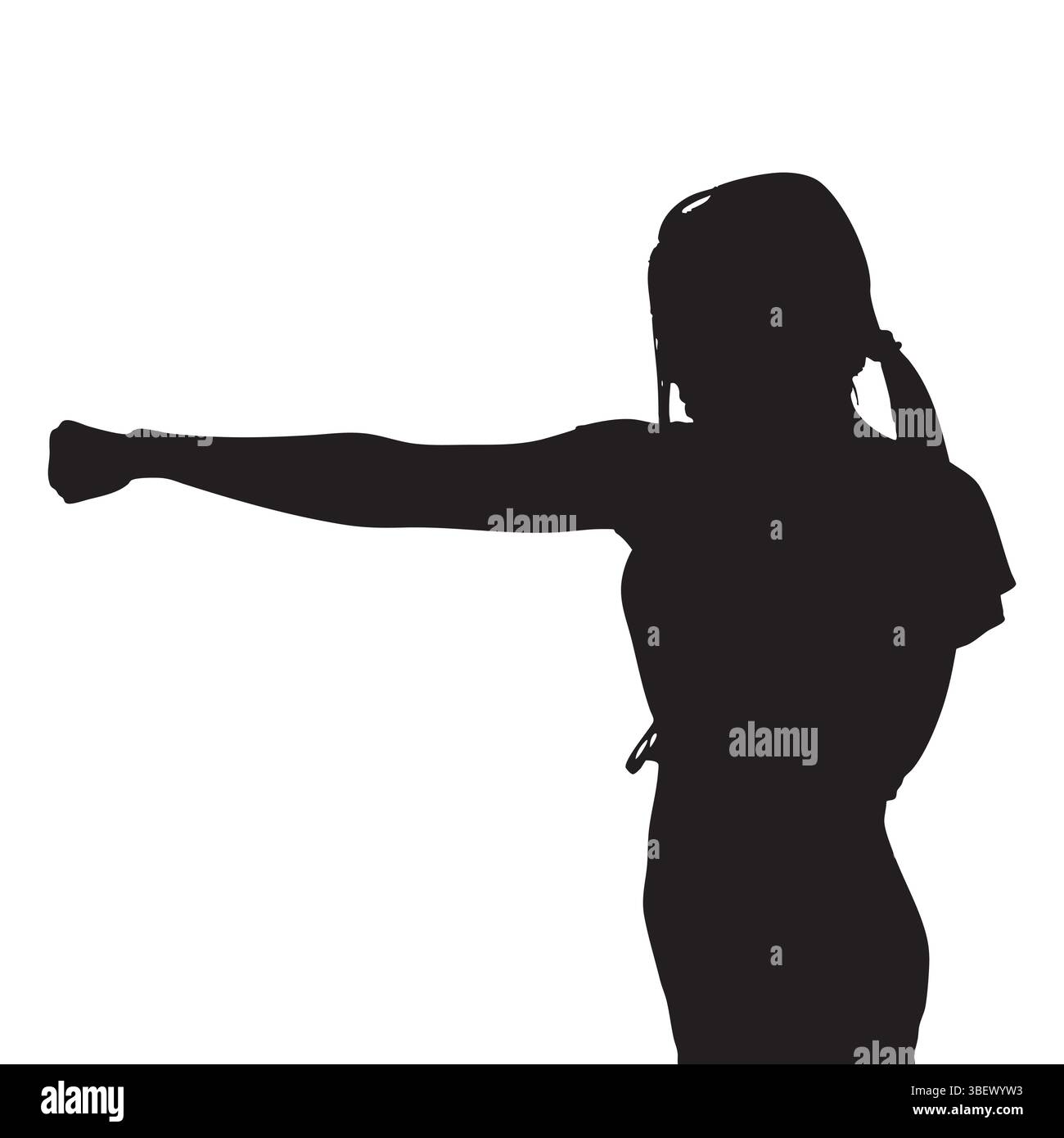 Silhouette shadow boxing hi-res stock photography and images - Alamy