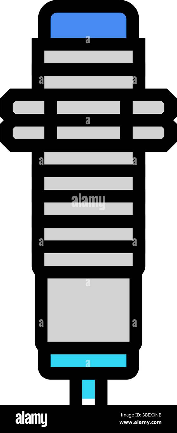 proximity sensor module color icon vector. proximity sensor module sign ...