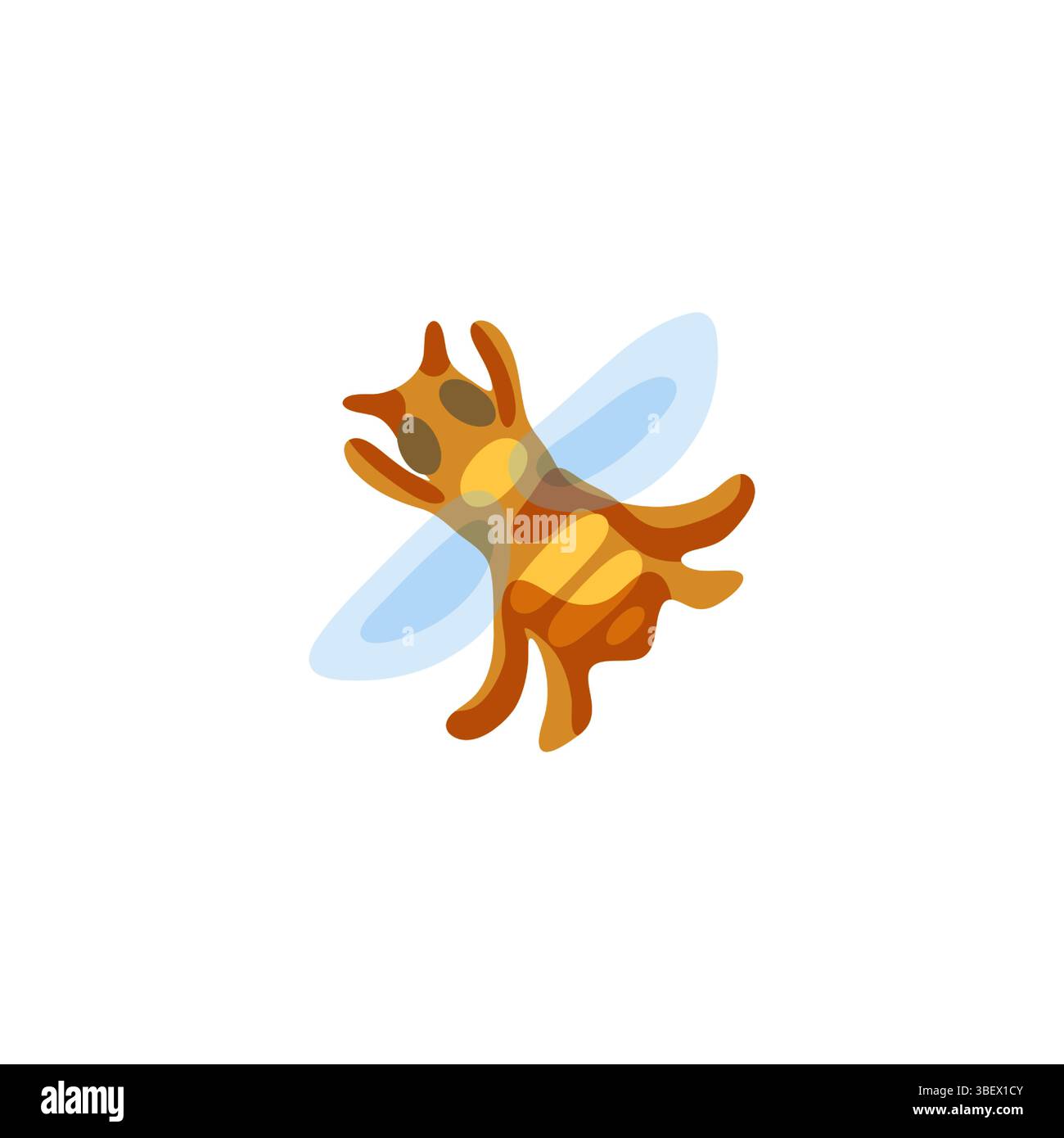 Cartoon Honey Bee Isolated Icon Stock Vector Image & Art - Alamy