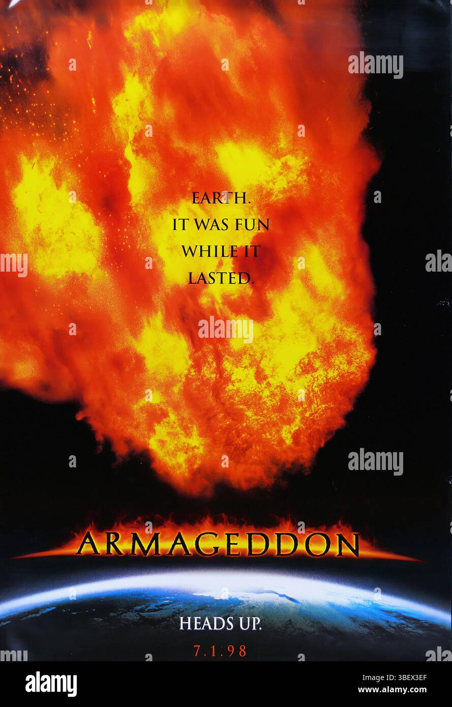 ARMAGEDDON - Original Movie Poster Stock Photo - Alamy