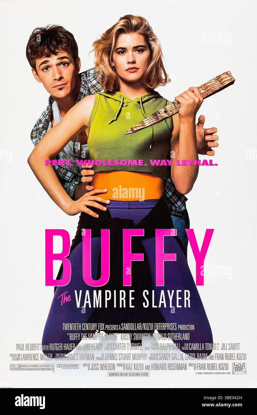 BUFFY The VAMPIRE SLAYER - Original Movie Poster Stock Photo - Alamy