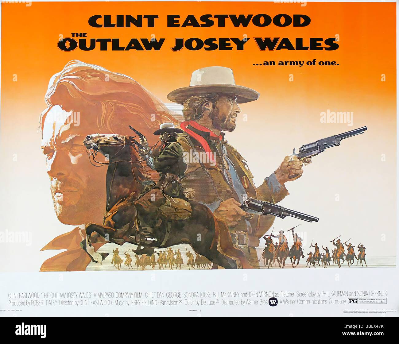 THE OUTLAW JOSEY WALES .. an army of one. - Original Movie Poster Stock ...