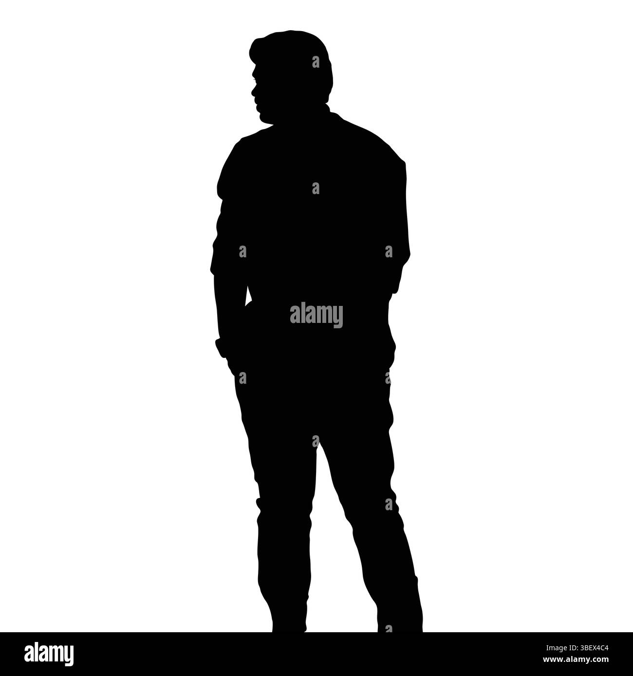 Looking back shoulder Stock Vector Images - Alamy