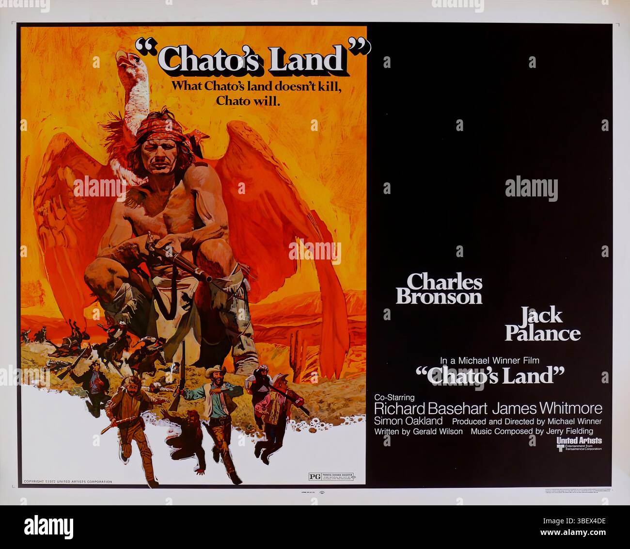 Chato's Land - Original Movie Poster Stock Photo - Alamy