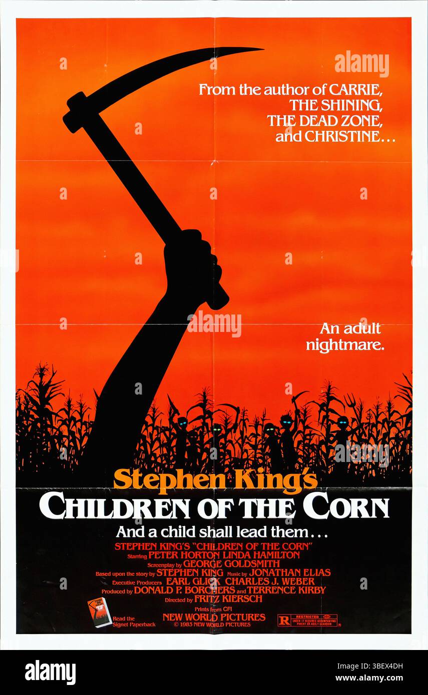 CHILDREN OF THE CORN - Original Movie Poster Stock Photo - Alamy