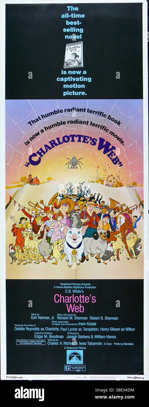 CHARLOTTE'S WEB' - Original Movie Poster Stock Photo - Alamy