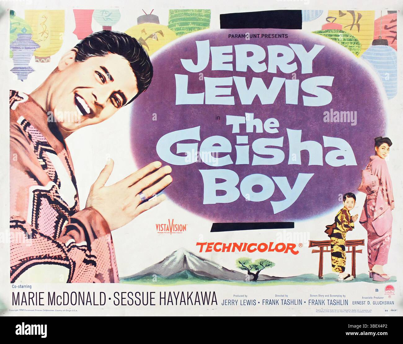 The Geisha Boy - Original Movie Poster Stock Photo - Alamy