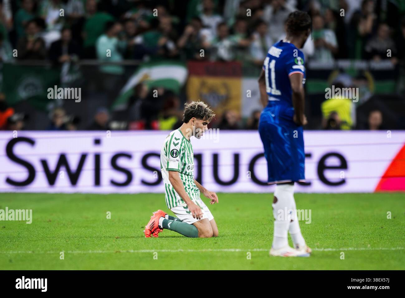 Abdessamad Ezzalzouli of Real Betis Balompie celebrates during the UEFA ...