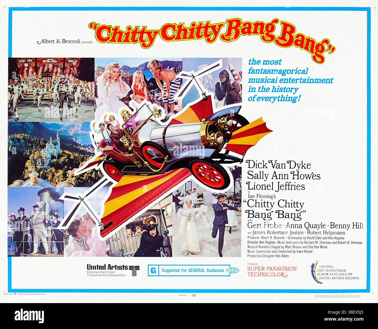 Chitty Chitty Bang Bang - Original Movie Poster Stock Photo - Alamy