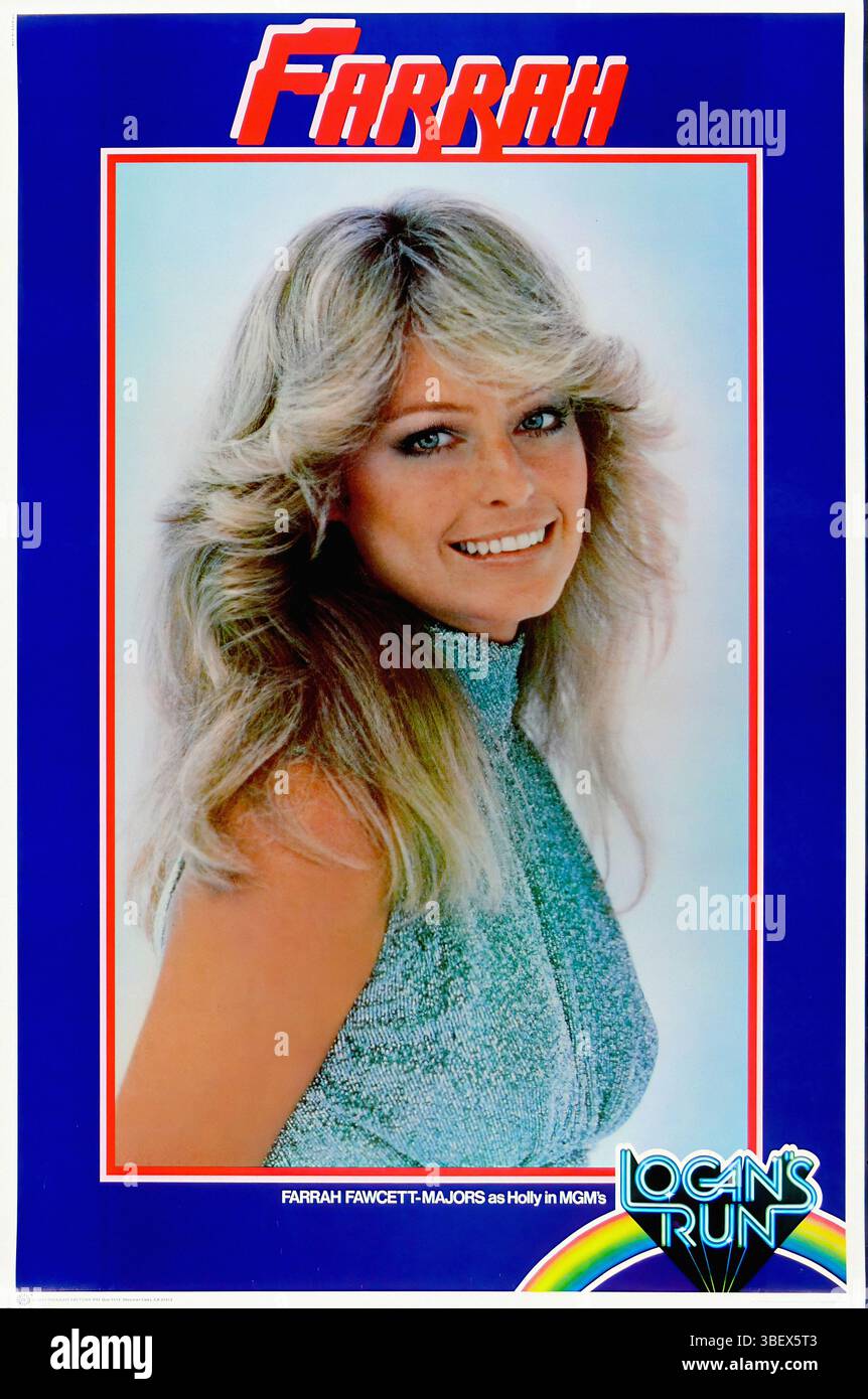 Farrah Fawcett-Majors Portrait - Original Movie Poster Stock Photo - Alamy