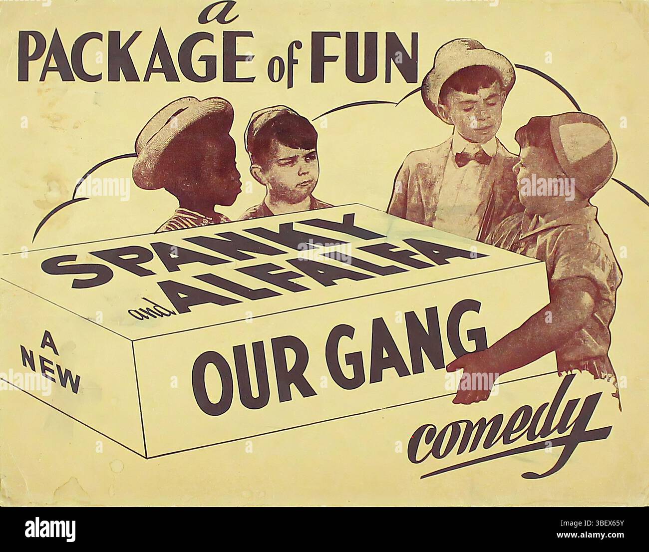 OUR GANG - Original Movie Poster Stock Photo - Alamy