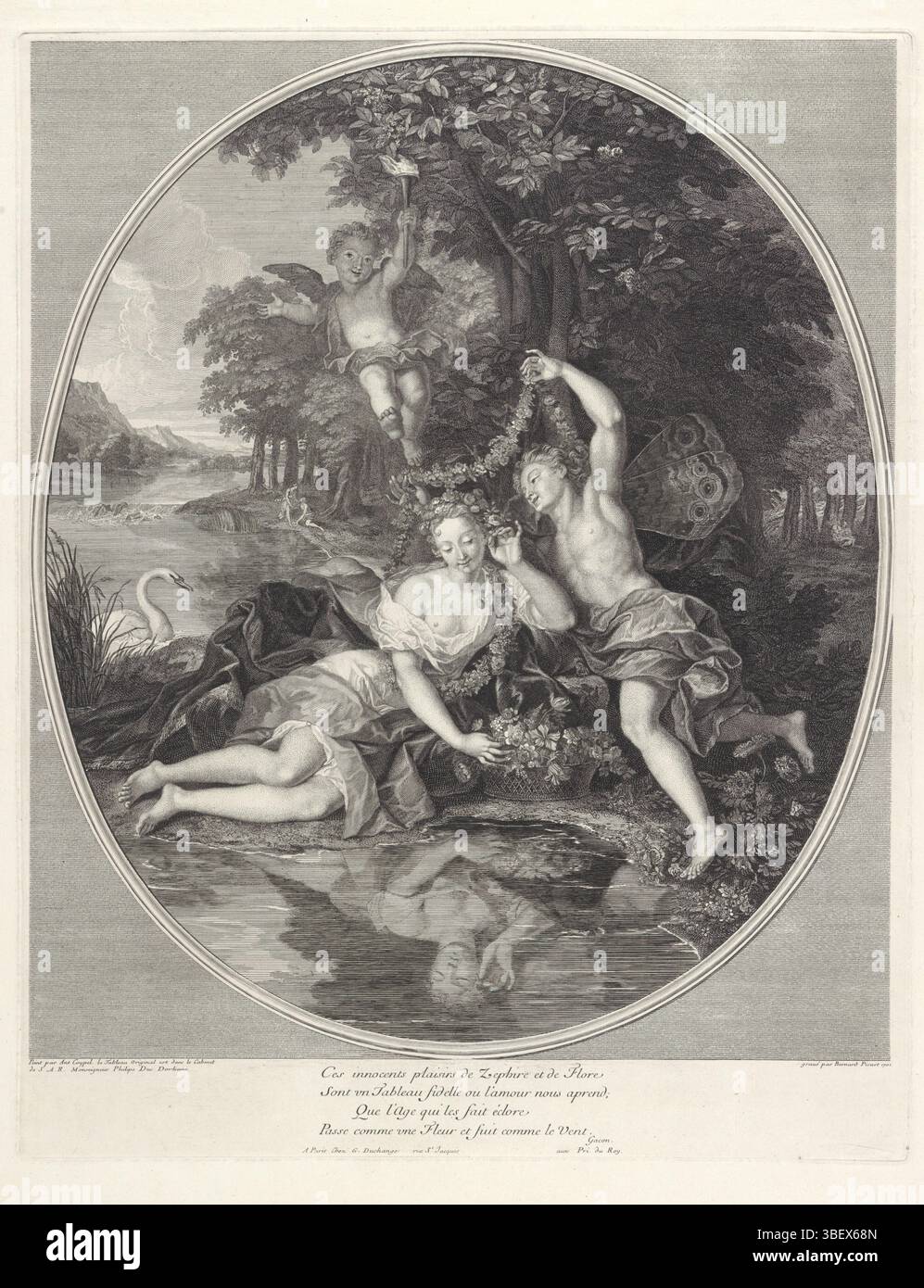 Louis XIV (king of France), Paris, Duchange, Gaspard, Coypel, Antoine ...