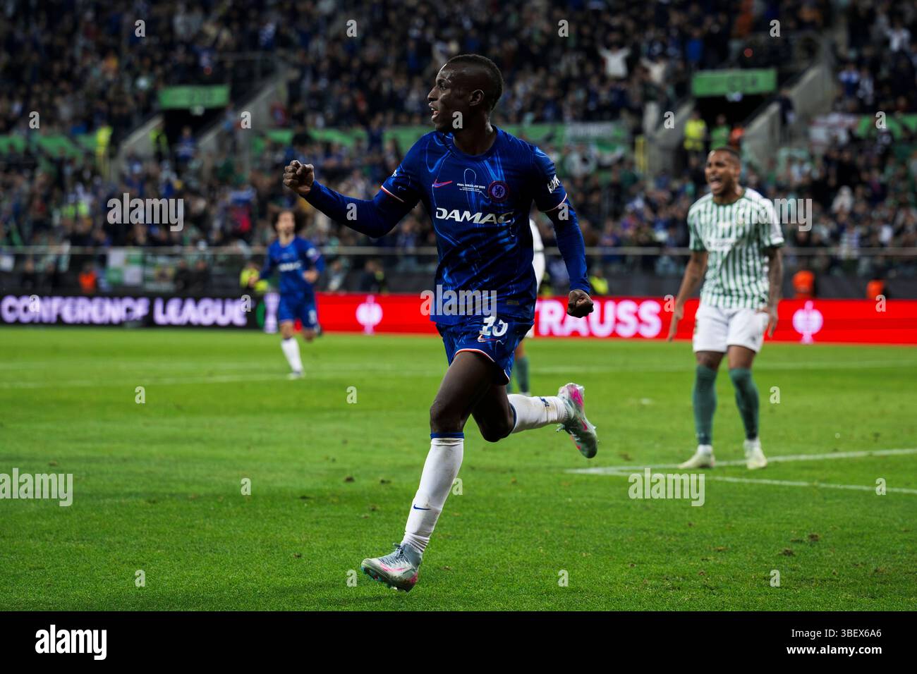 Nicolas Jackson of Chelsea FC celebrates after scoring a goal during ...