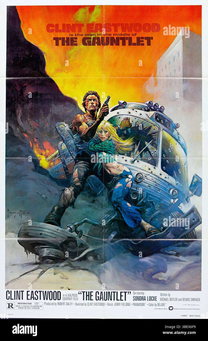 The gauntlet movie poster hi-res stock photography and images - Alamy