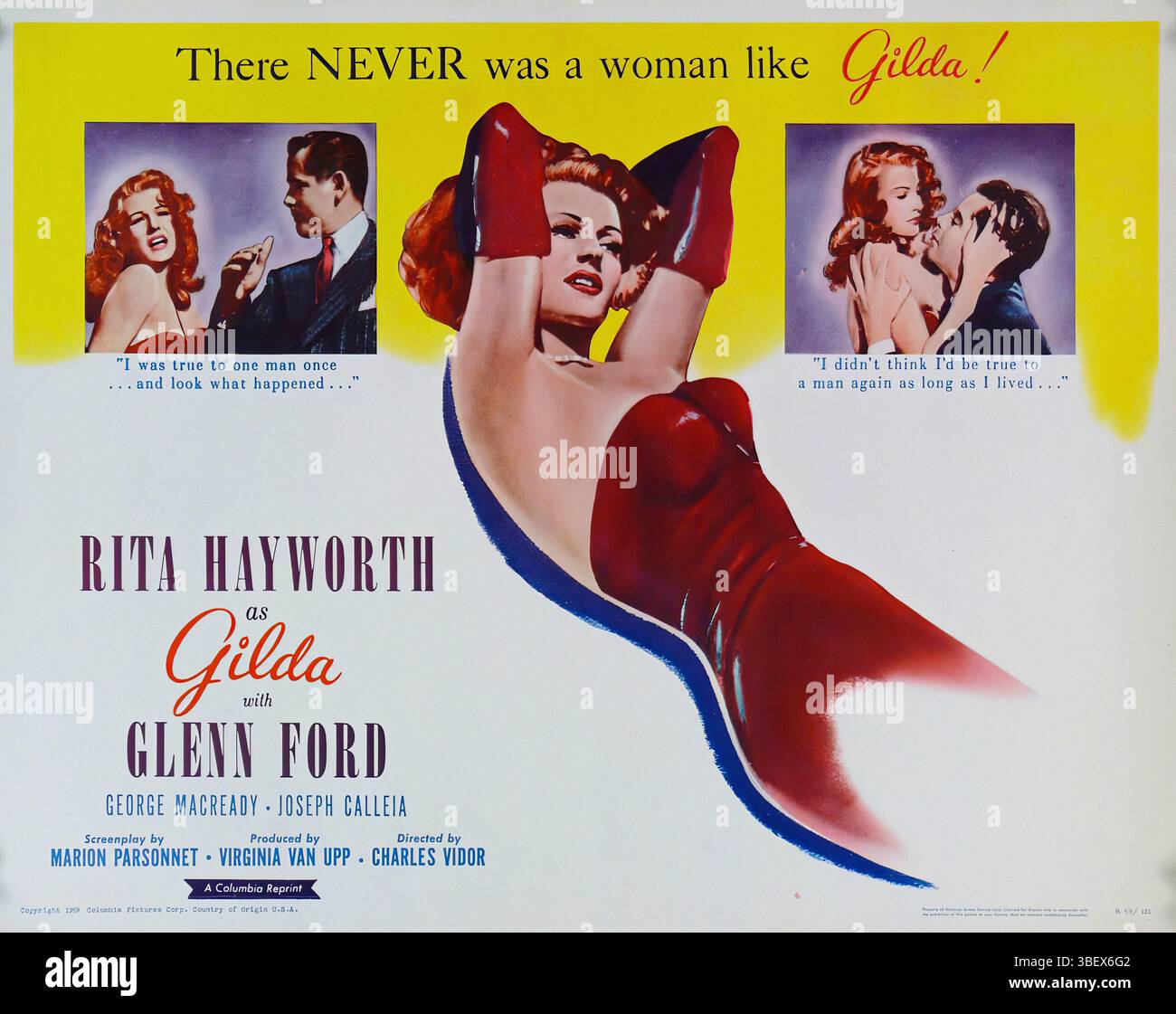 Gilda - Original Movie Poster Stock Photo - Alamy