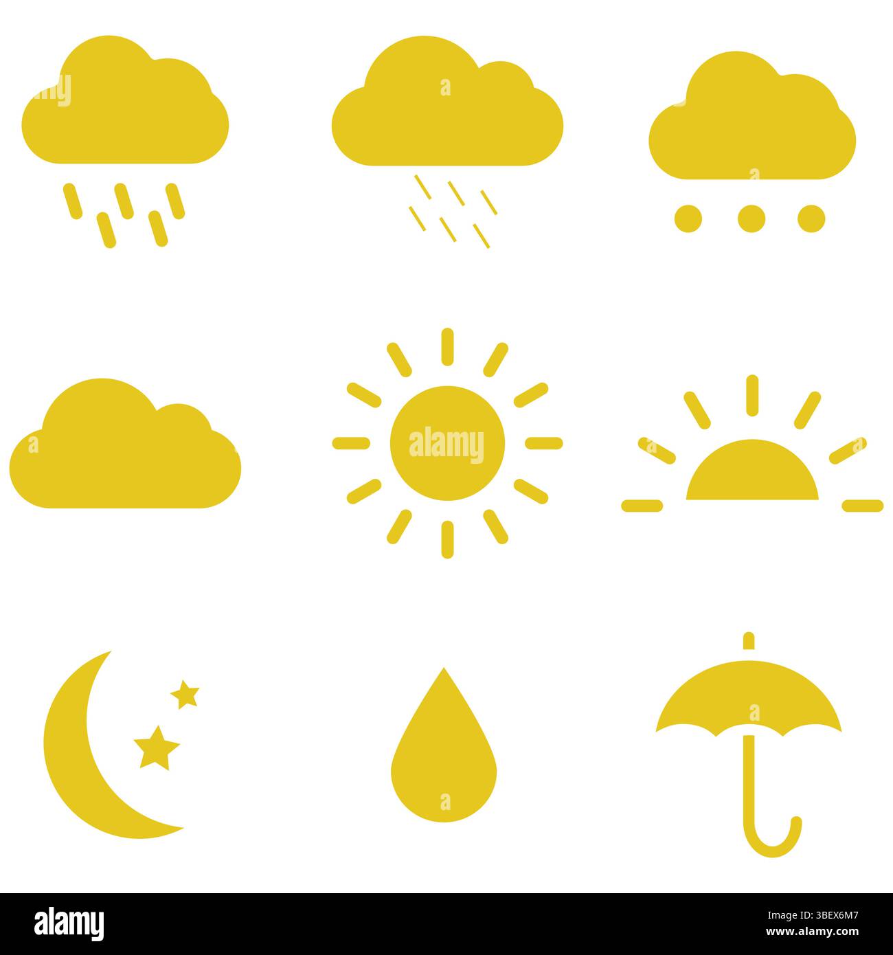 Clouds in the sunshine Cut Out Stock Images & Pictures - Alamy