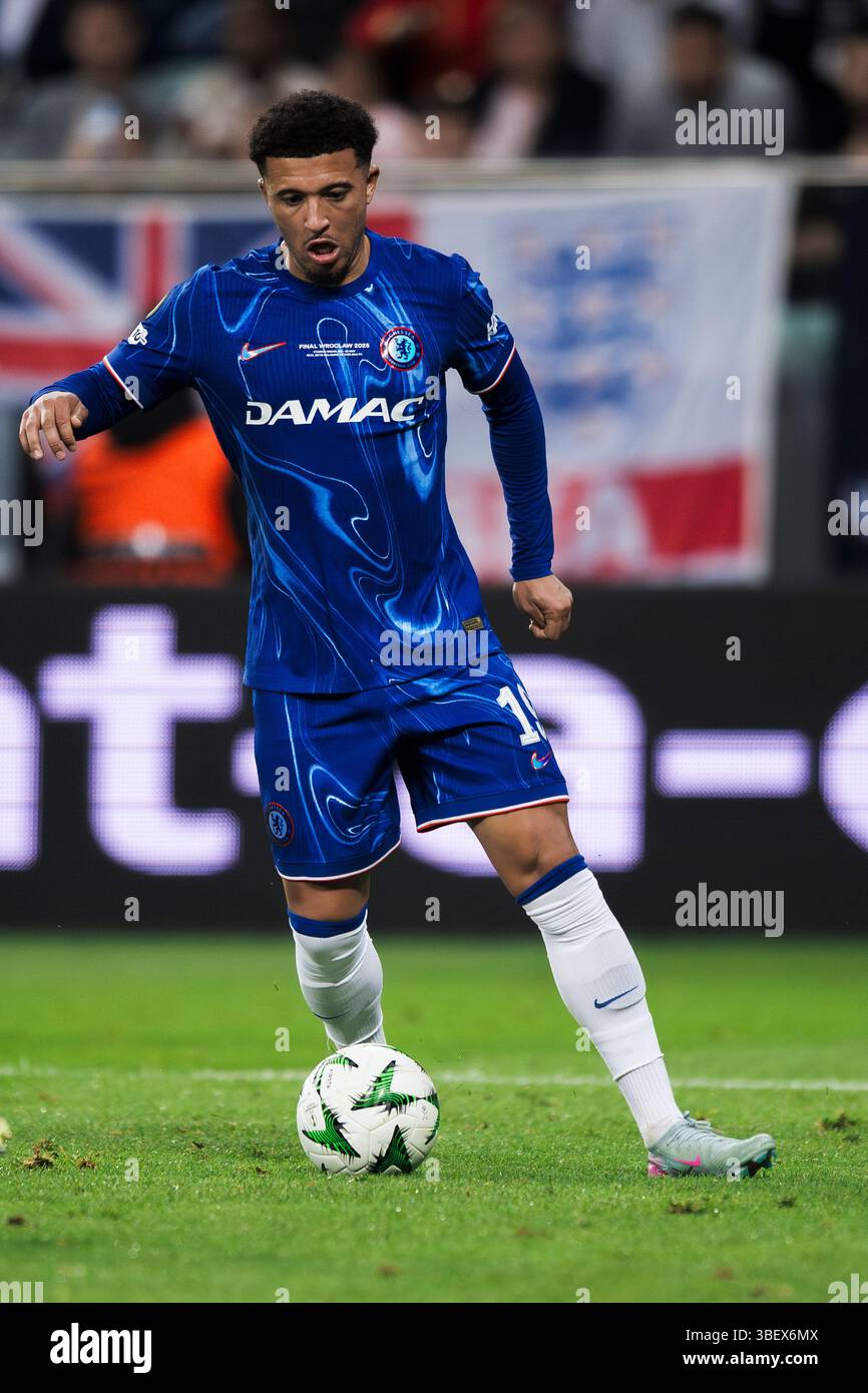 Jadon Sancho of Chelsea FC in action during the UEFA Conference League ...