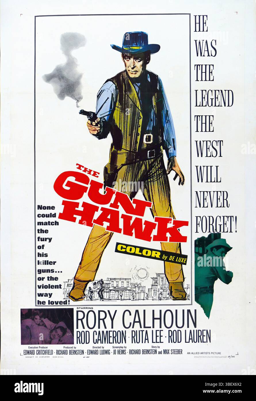 THE GUNT HAWK - Original Movie Poster Stock Photo - Alamy