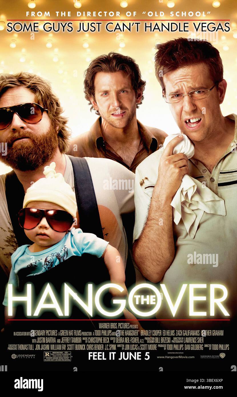 HANGOVER - Original Movie Poster Stock Photo - Alamy