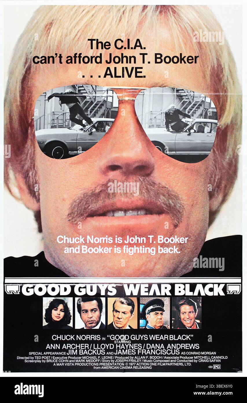 GOOD GUYS WEAR BLACK CHUCK NORRIS IN "GOOD GUYS WEAR BLACK" - Original ...
