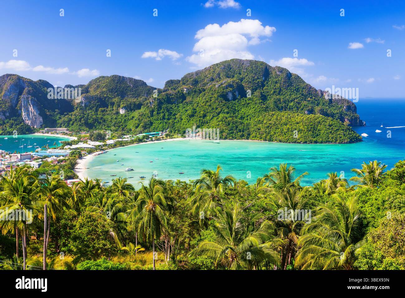 Krabi, Thailand. Phi Phi Don, panormic view of the islands Stock Photo - Alamy