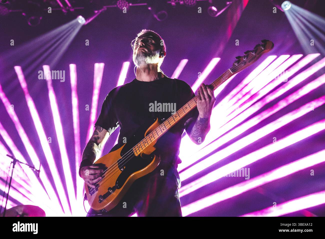 Aarhus, Denmark. 29th May, 2025. The Danish band Mew performs a live ...