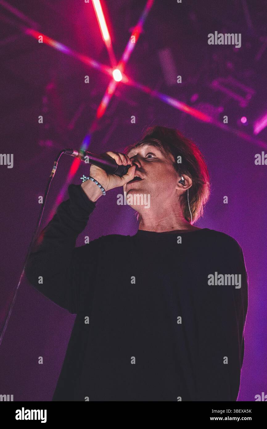 Aarhus, Denmark. 29th May, 2025. The Danish band Mew performs a live ...