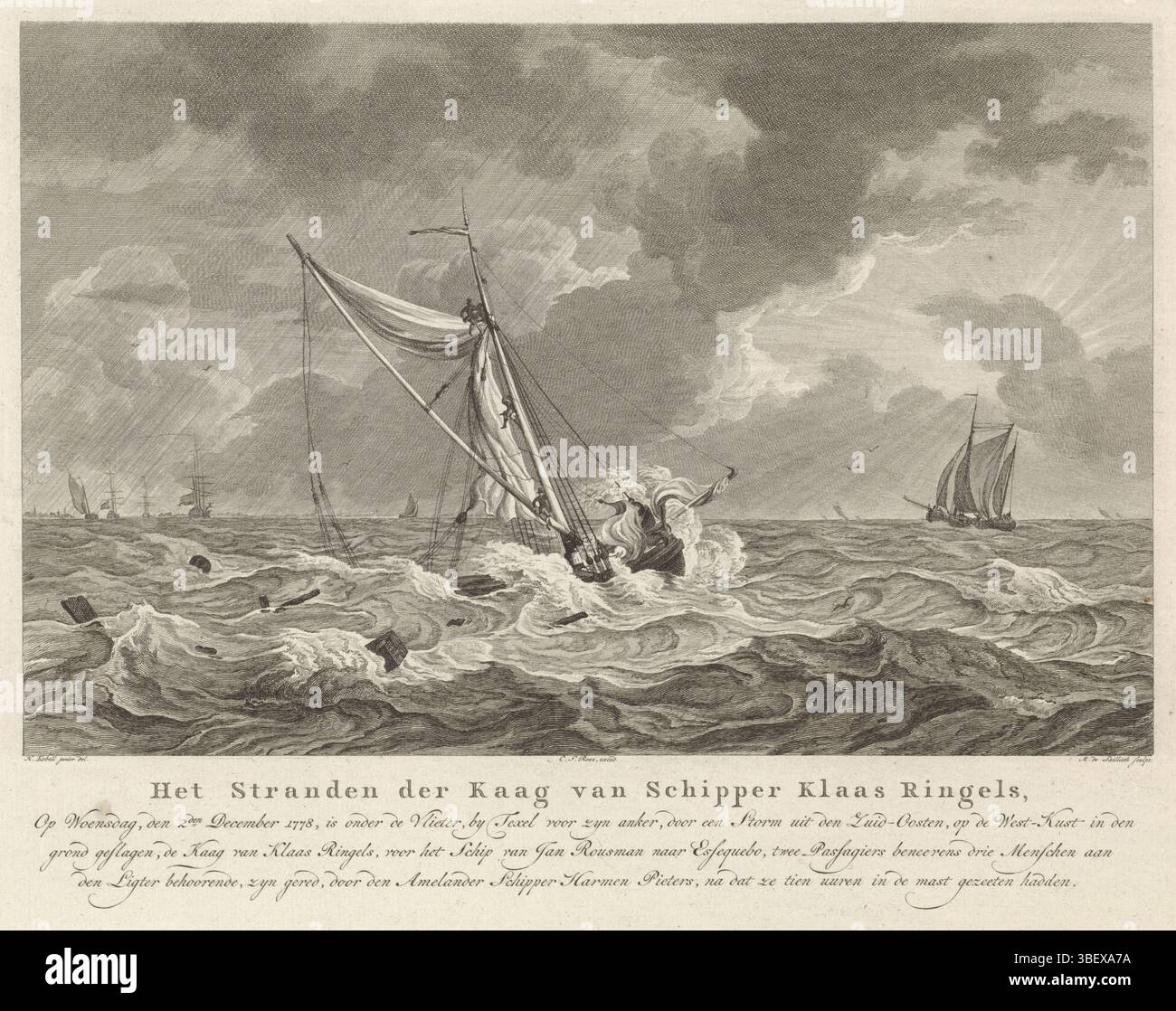 Beaches van de kaag van skipper klaas ringels bij texel hi-res stock ...