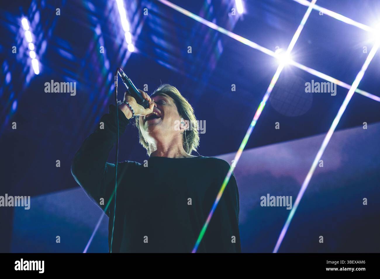 Aarhus, Denmark. 29th May, 2025. The Danish band Mew performs a live ...