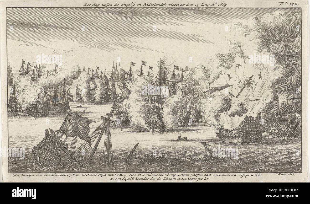 Noordelijke Nederlanden, Doesburgh, Thomas, Zee-slag Between the ...