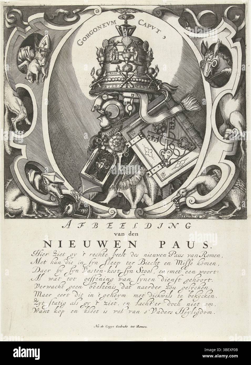 Stimmer, Tobias, Northern Netherlands, Image of the New Pope, Grotesque ...