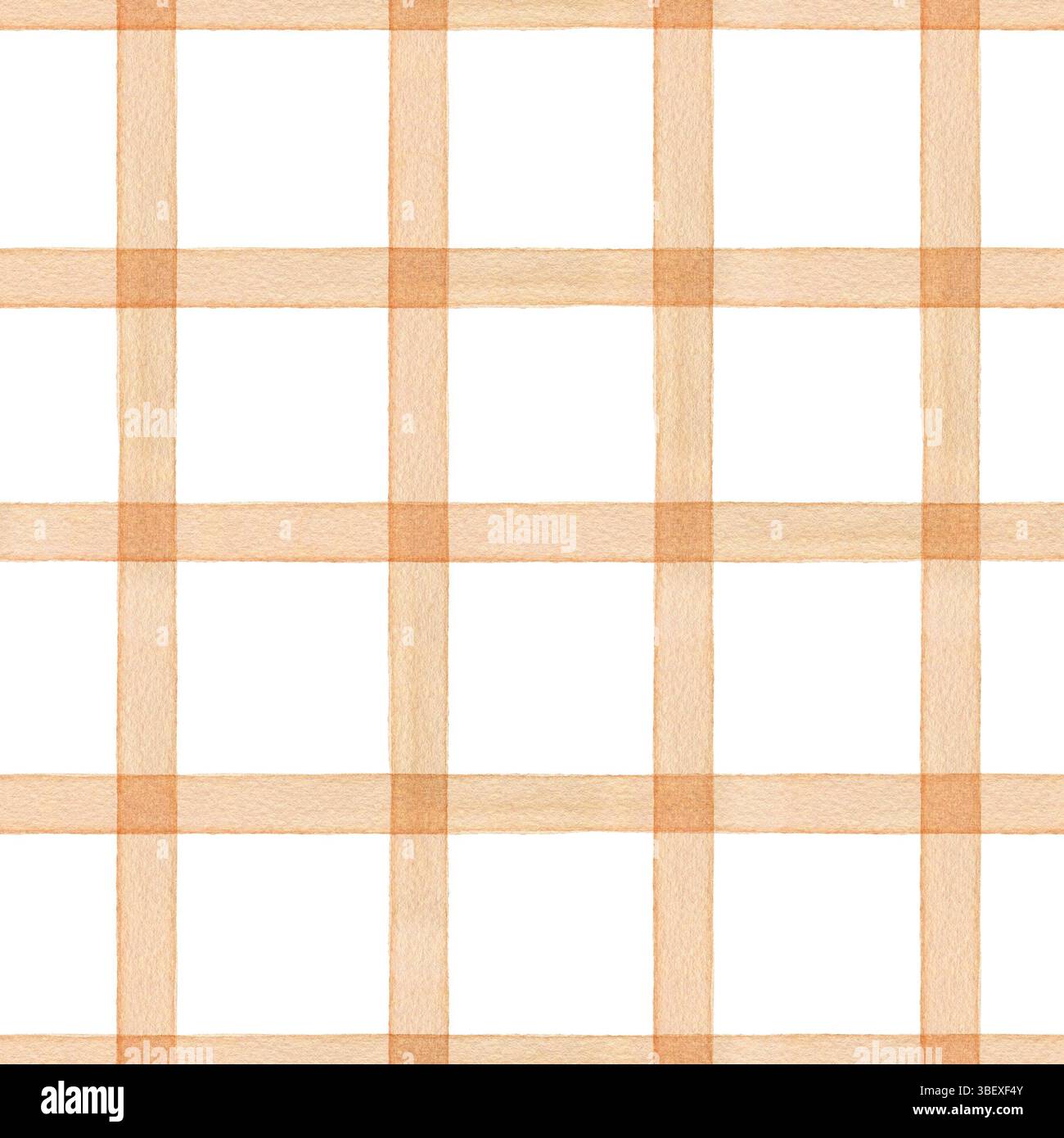 Watercolor cream colored horizontal vertical lines seamless checkered ...