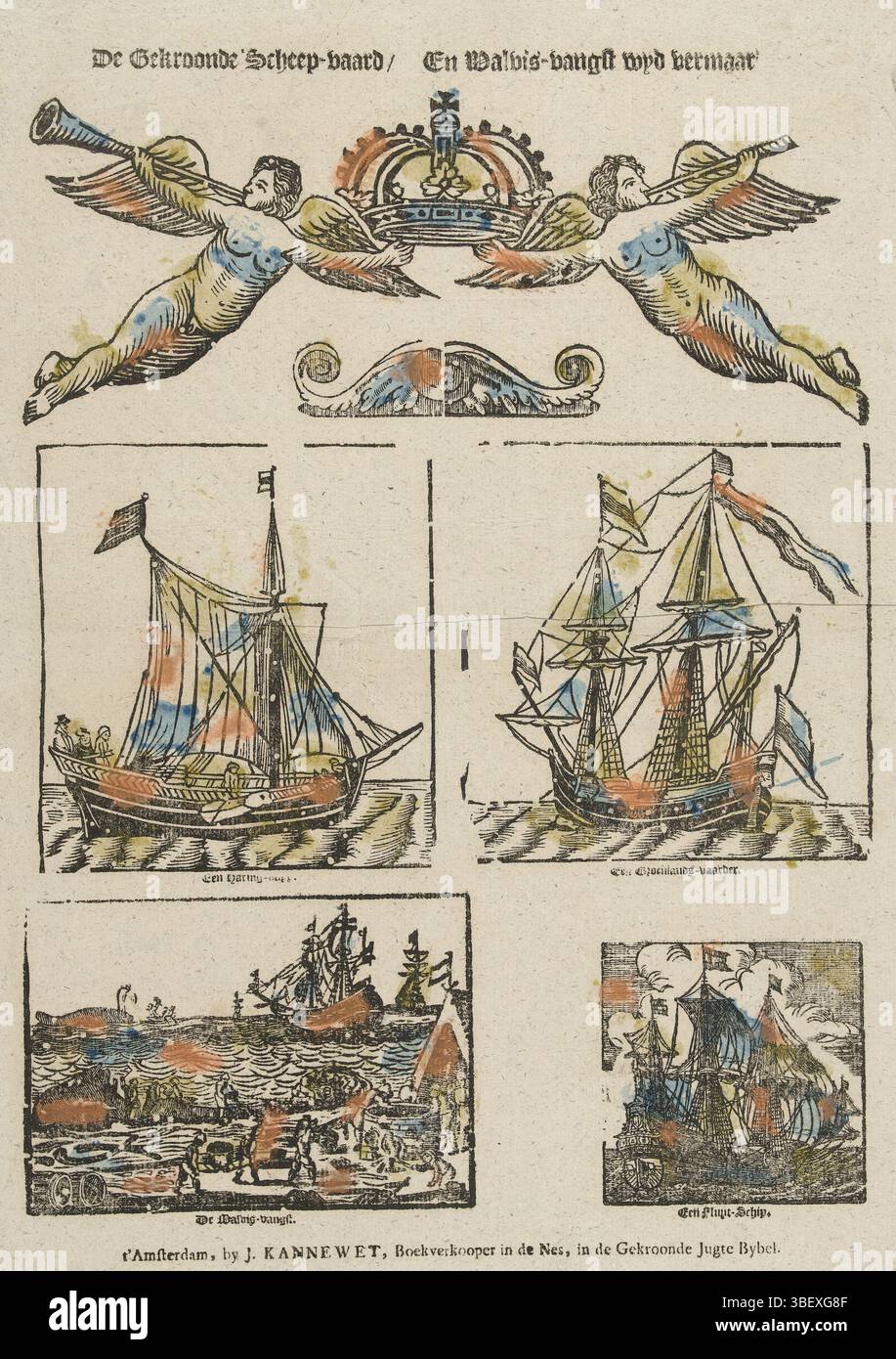 The Netherlands, Amsterdam, Kannewet, Johannes (II), De kroonde scheep ...