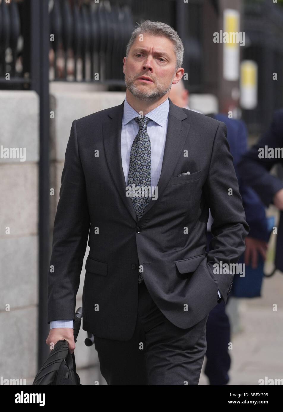 Director of BBC Northern Ireland, Adam Smyth, outside the High Court in ...
