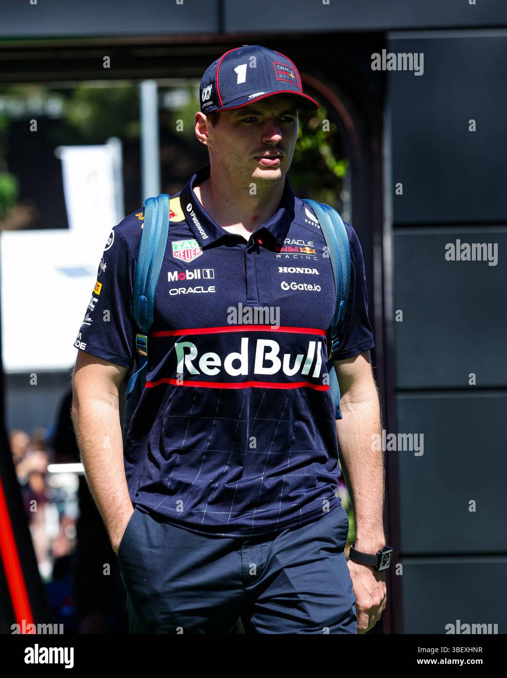 VERSTAPPEN Max (ned), Red Bull Racing RB21, portrait during the Formula ...