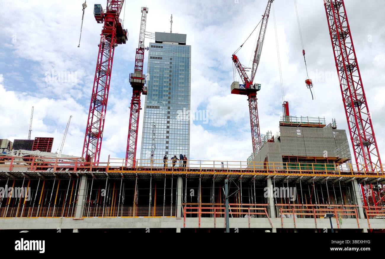 27.05.2025, Berlin - Deutschland. In Berlin wird gebaut, auch im Zentrum. *** 27 05 2025, Berlin ...