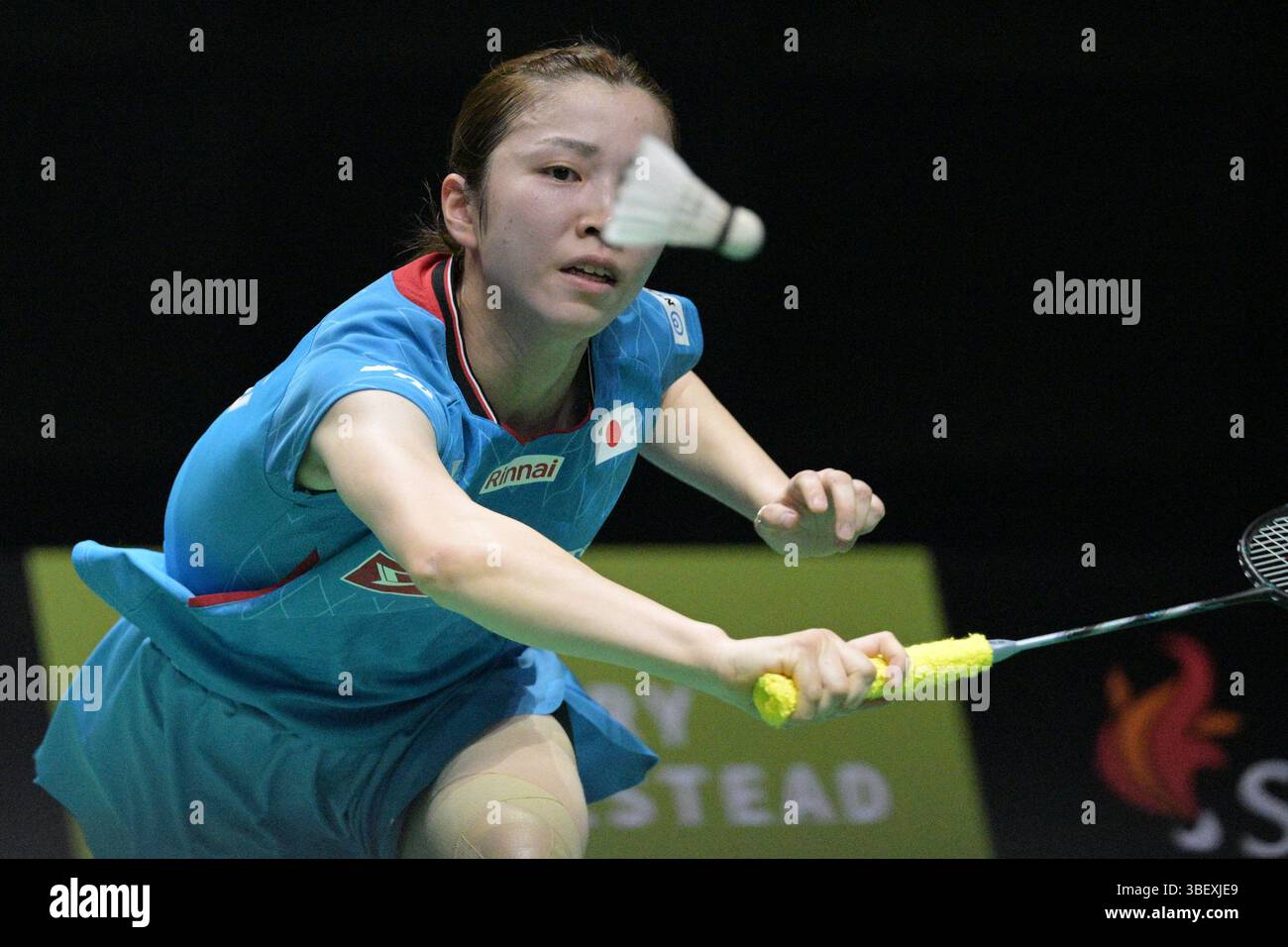 Singapore. 30th May, 2025. Nidaira Natsuki of Japan hits a return ...