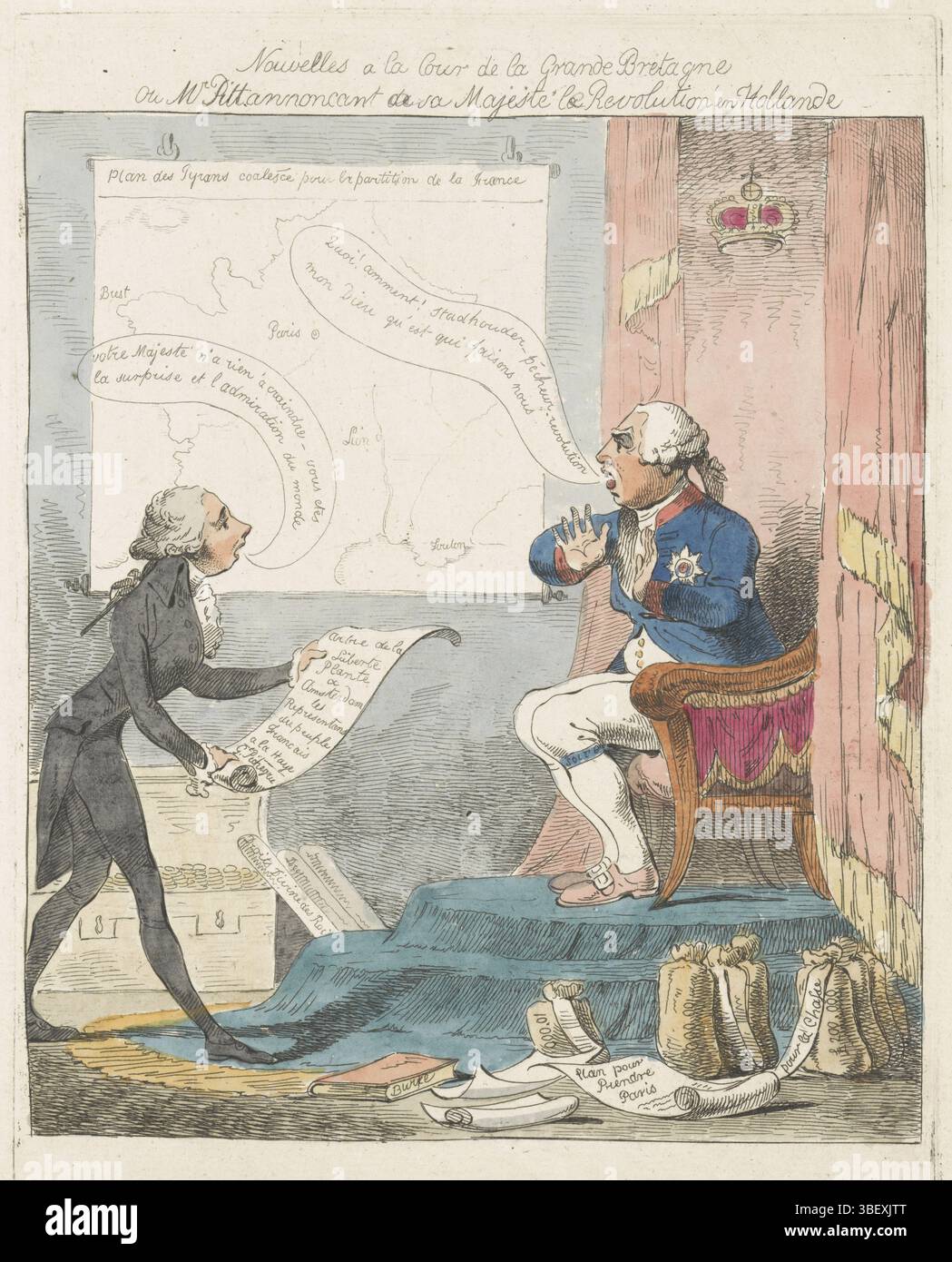 A map of france in 1795 hi-res stock photography and images - Alamy