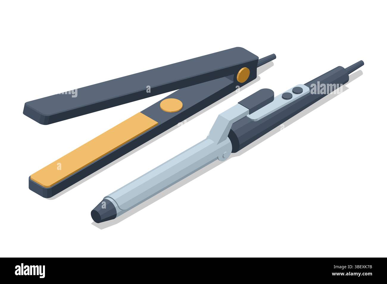 Hair stylist tools in Stock Vector Images - Alamy