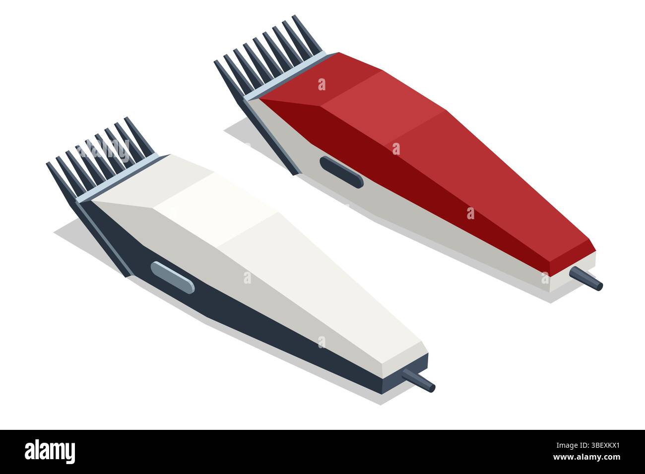 Hair clipper haircuts Stock Vector Images - Alamy