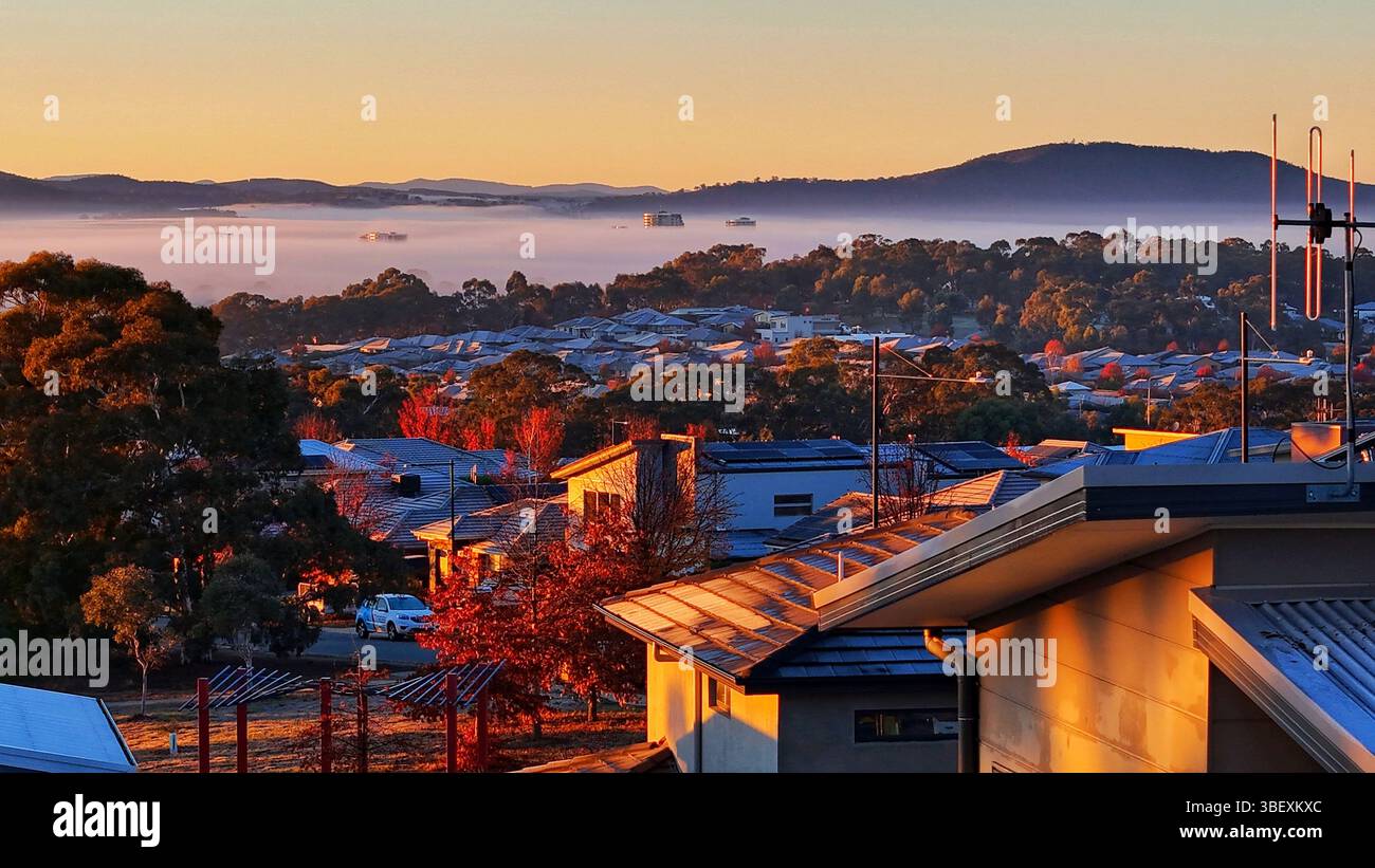 Canberra. 30th May, 2025. An aerial photo taken on May 30, 2025 shows a ...