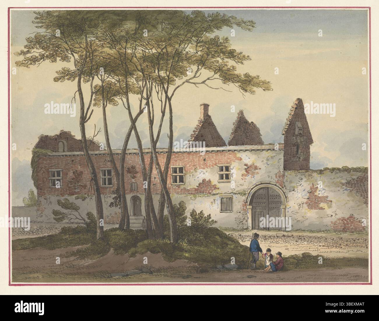 The Netherlands, Hoeve van Hougoumont, Seven plates of Waterloo and ...
