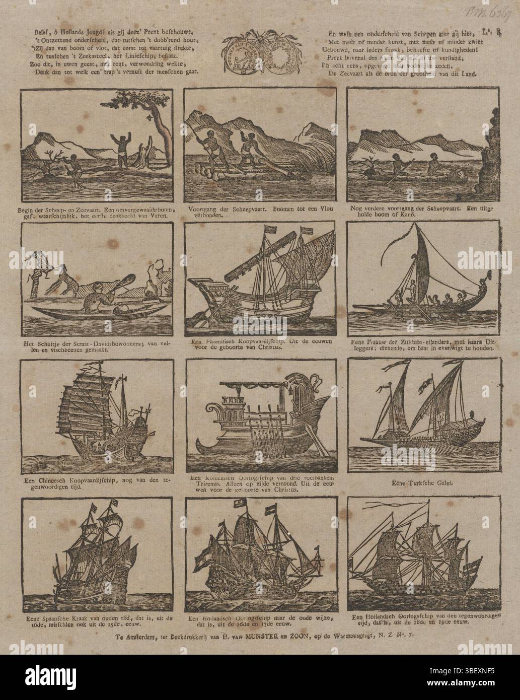 Nederland, Amsterdam, Ratelband, widow Jeronimus, Maatschappij tot Nut ...