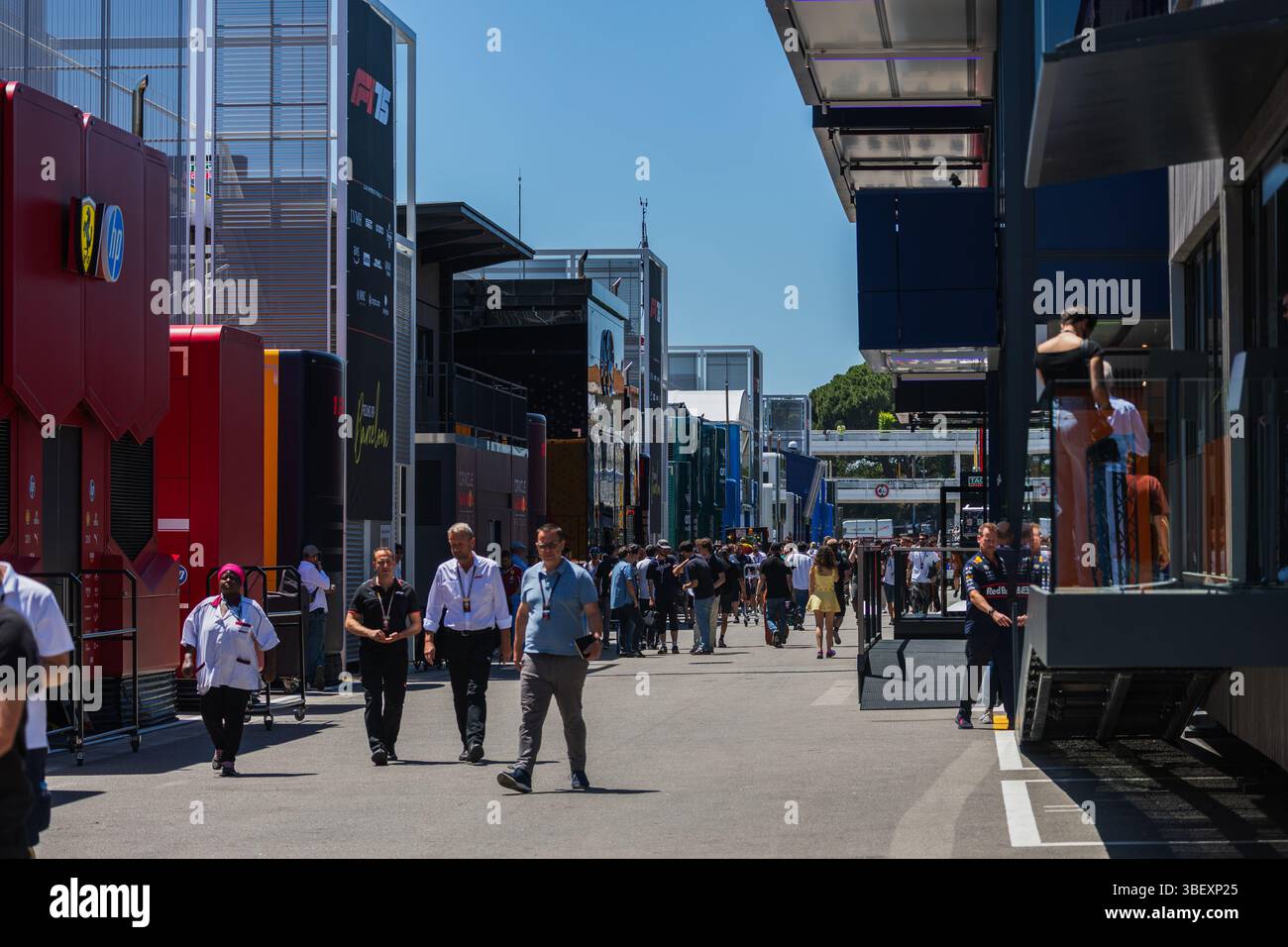 Barcelona, Spain. 29th May, 2025. General view of the paddock during ...