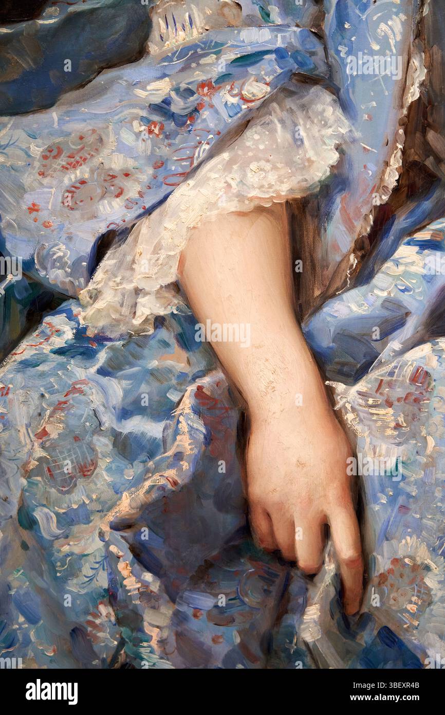 Maria Hahn, the Painter's Wife (close up), 1901, Raimundo de Madrazo ...