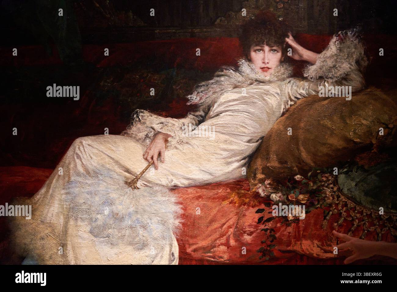 Portrait of Sarah Bernhardt (close up), 1876, Georges Jules Victor ...