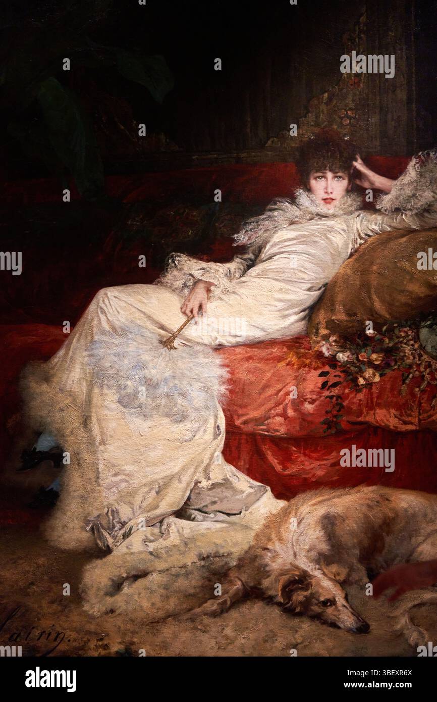 Portrait of Sarah Bernhardt (close up), 1876, Georges Jules Victor ...