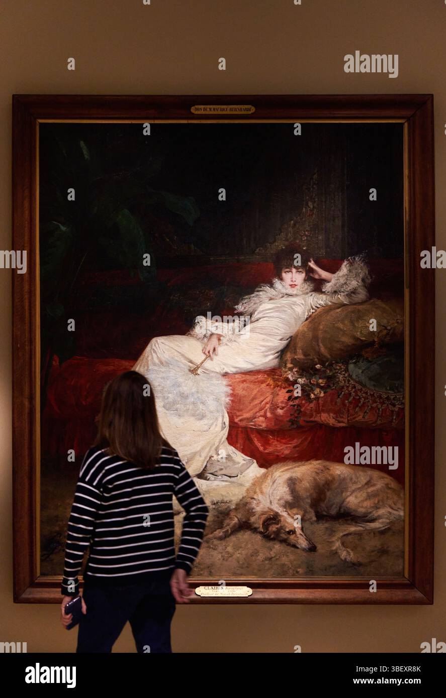 Portrait of Sarah Bernhardt, 1876, Georges Jules Victor Clairin (París ...