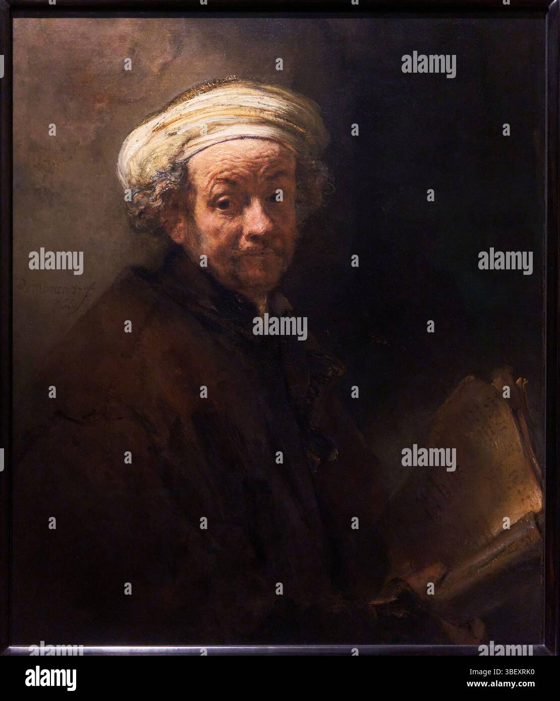 Self-Portrait as the Apostle Paul, 1661, Rembrandt (Leiden, 1606 ...