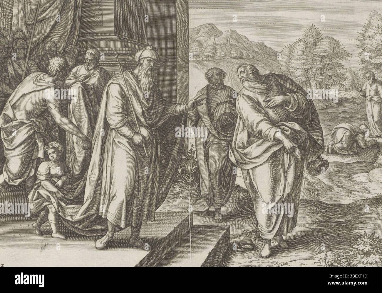 Historia heliae et sacerdotum balaami hi-res stock photography and ...